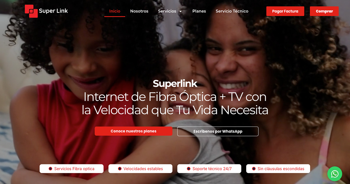 Super Link | Internet de Fibra Óptica y TV en Colombia